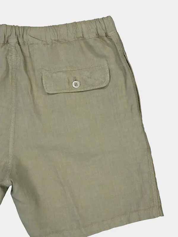 120% Lino Linen Bermuda Shorts