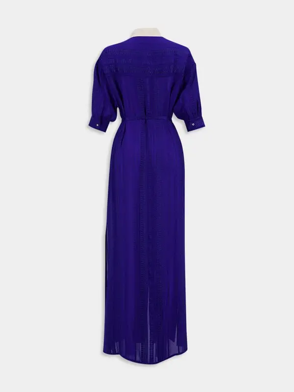 Zeus+dione Maira Pleated Maxi Dress