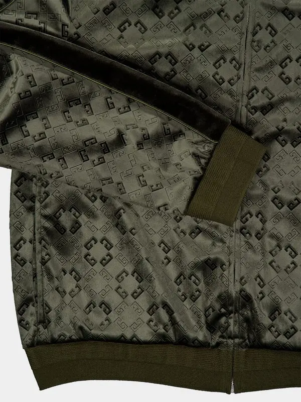 Givenchy Monogram Velvet Track Jacket