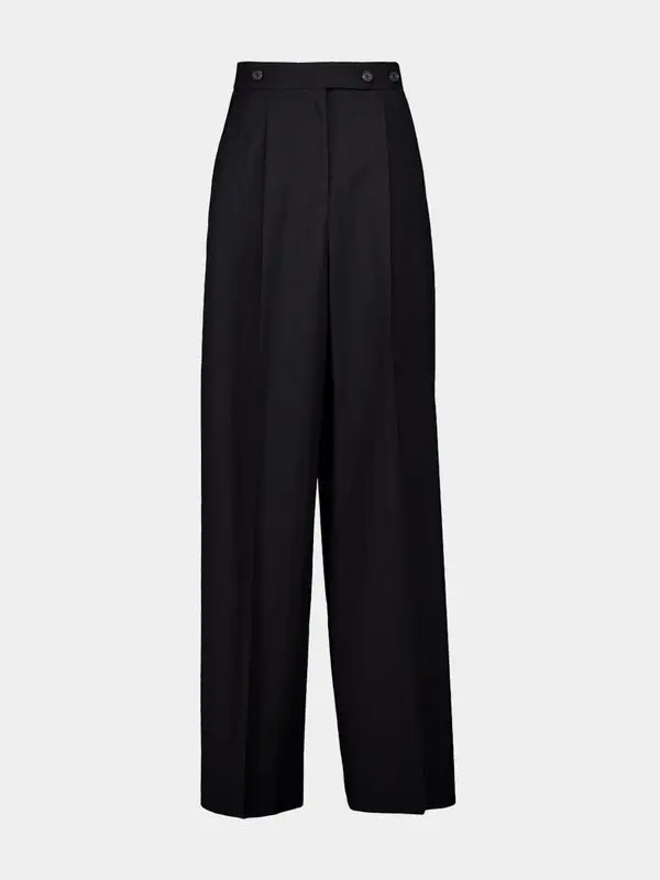 Givenchy Monogram Jacquard Pleated Trousers - Black