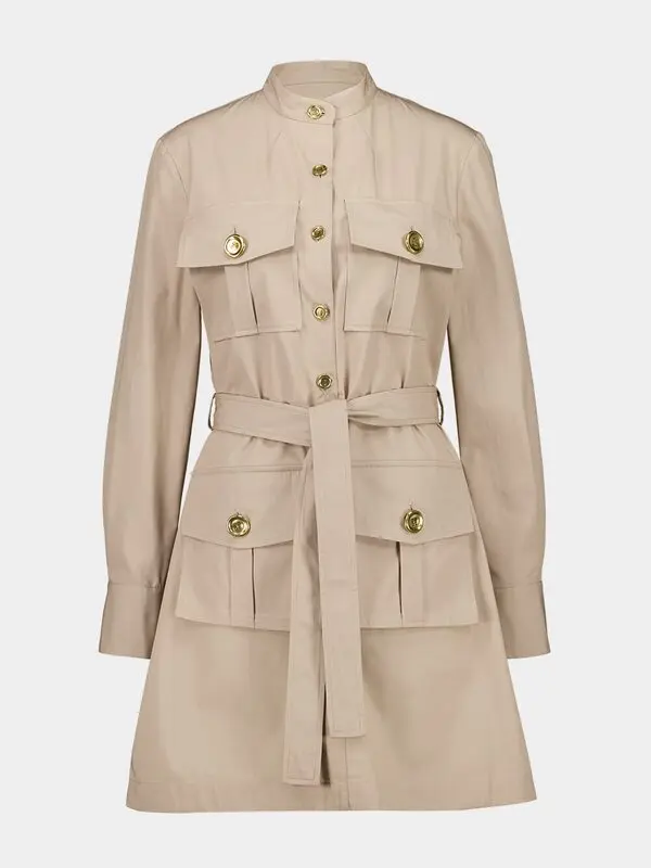 Givenchy Safari Poplin Shirt Dress