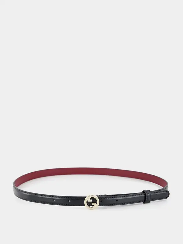 Gucci Blondie Thin Belt - Black
