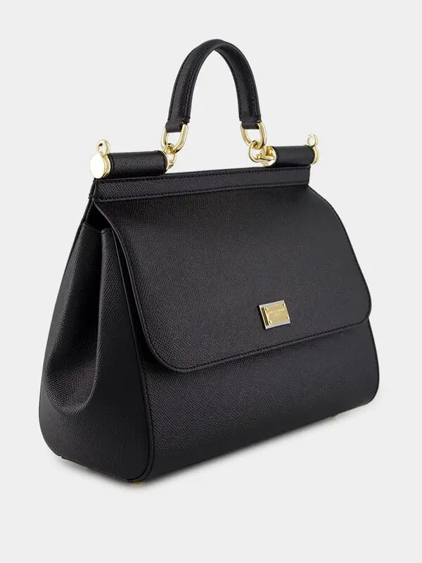 Dolce & Gabbana Large Sicily Handbag - Black
