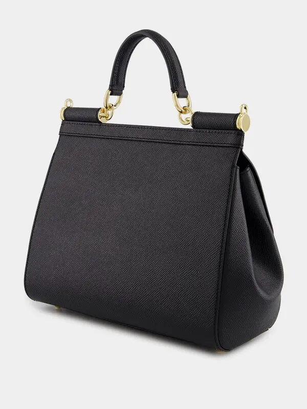 Dolce & Gabbana Large Sicily Handbag - Black