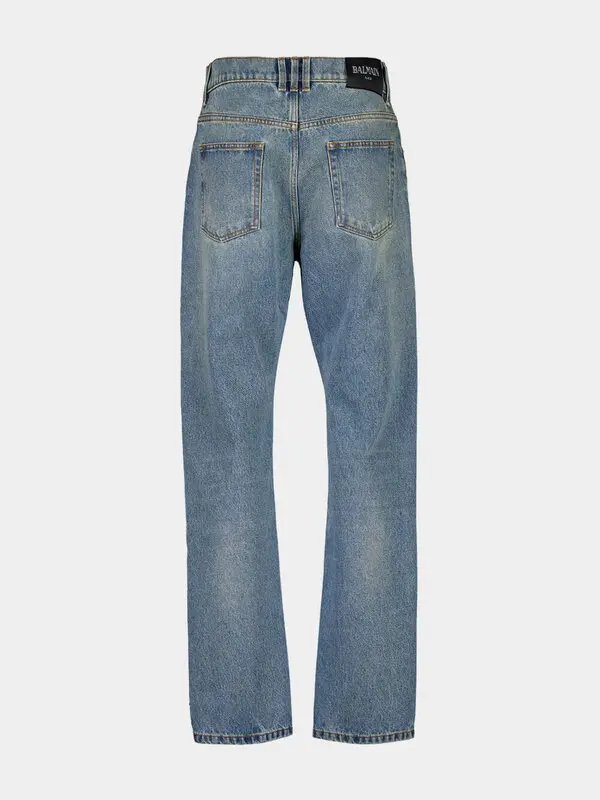 Balmain Regular-fit Denim Jeans - Blue