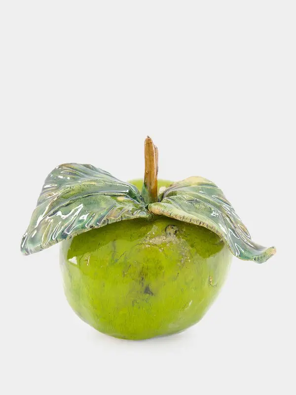 STUDIO BONGARD Small Apple Sculpture - Green