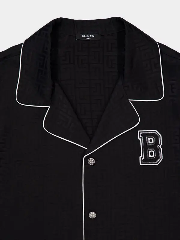 Balmain Varsity Jacquard Pyjama Shirt