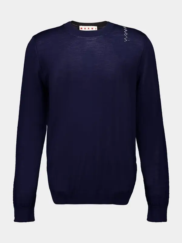 Marni Crewneck Virgin Wool Sweater