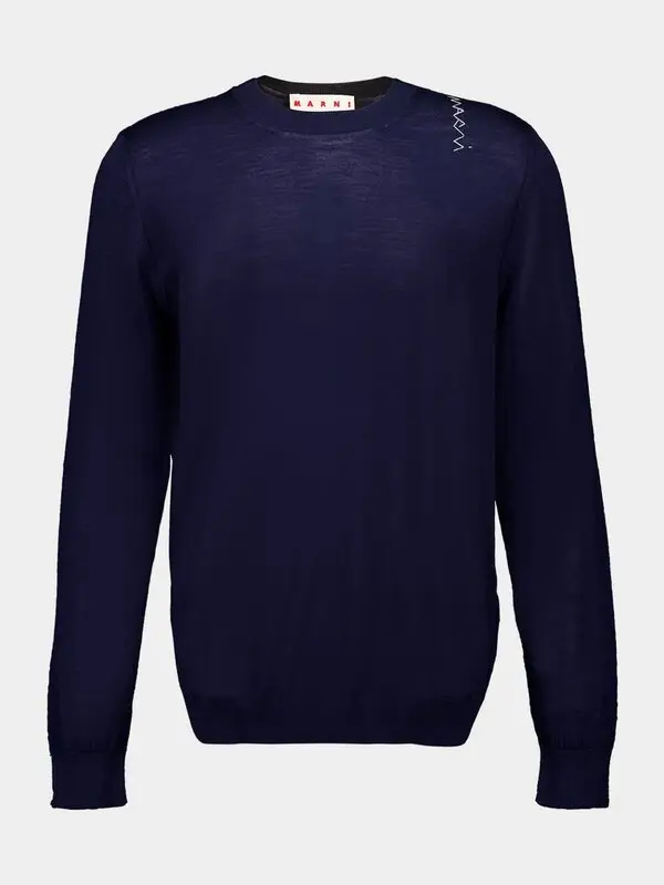 Marni Crewneck Virgin Wool Sweater