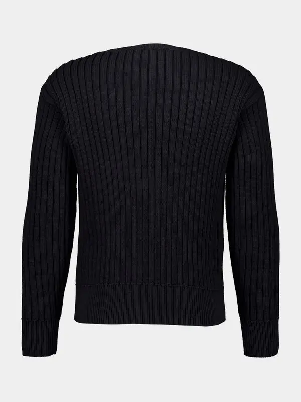 Marni Crewneck Cotton Knit Sweater