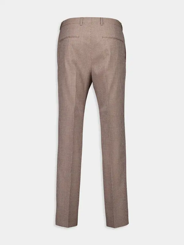 Gucci Gingham Wool Pants