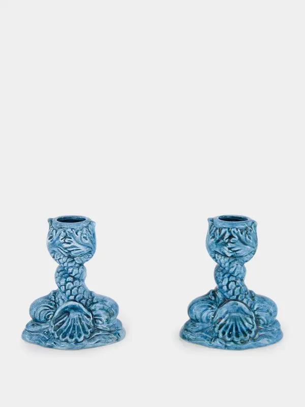 LES-OTTOMANS Oceanic Candle Holders