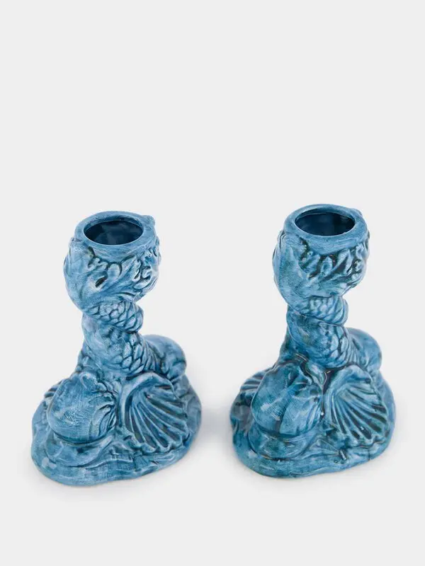 LES-OTTOMANS Oceanic Candle Holders