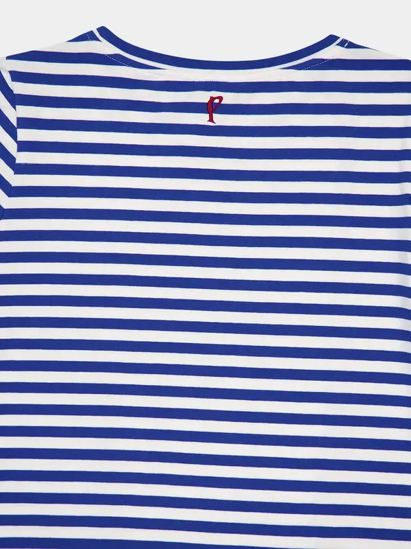 PAULA Striped Long-sleeve Top
