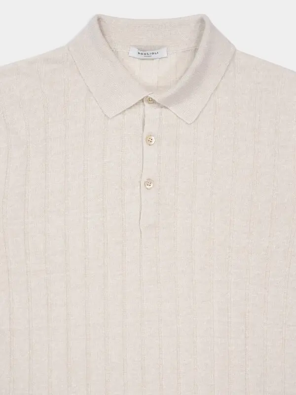 Boglioli Linen-cotton Regular Fit Polo