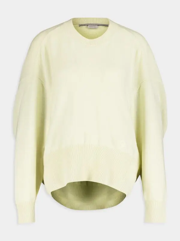 Stella McCartney Regenerated Cashmere Blend Jumper - Yellow