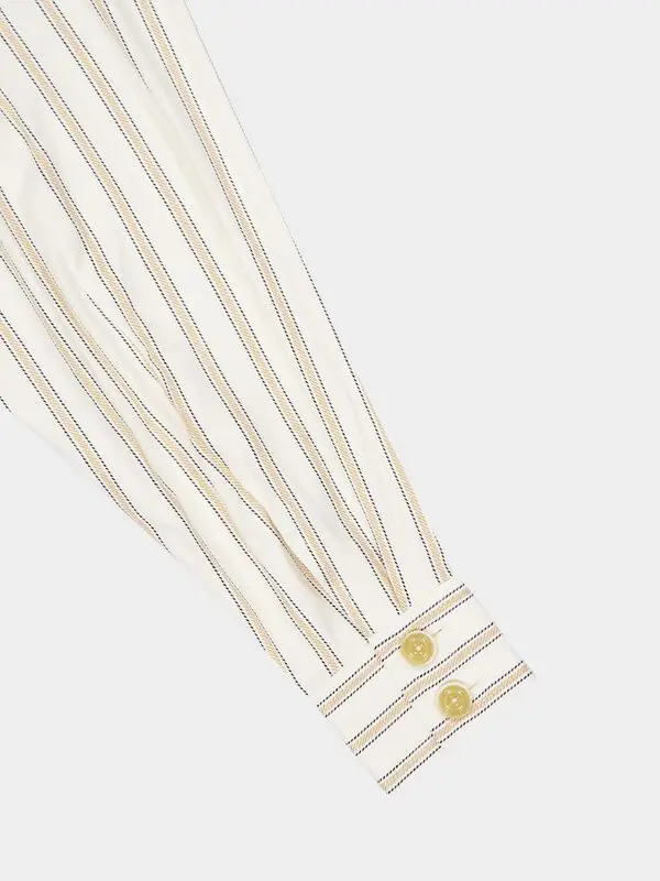 Zimmermann Illuminate Striped Shirt - Cream