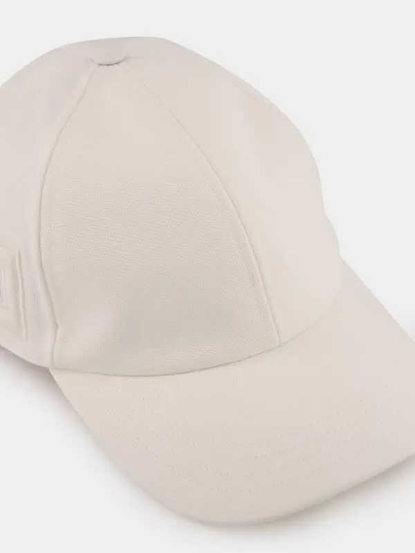 Gucci Cotton Canvas Baseball Cap - White
