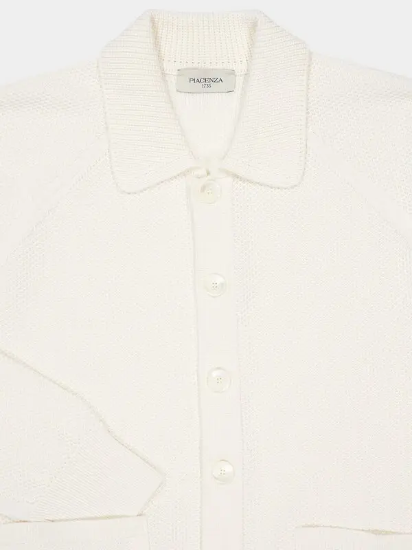 PIACENZA CASHMERE 1733 Textured Cotton Cardigan