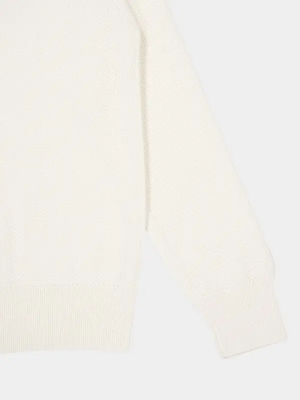 PIACENZA CASHMERE 1733 Textured Cotton Cardigan