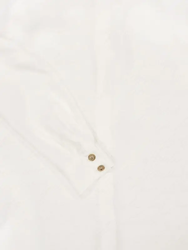Balmain Jacquard Long-sleeve Shirt