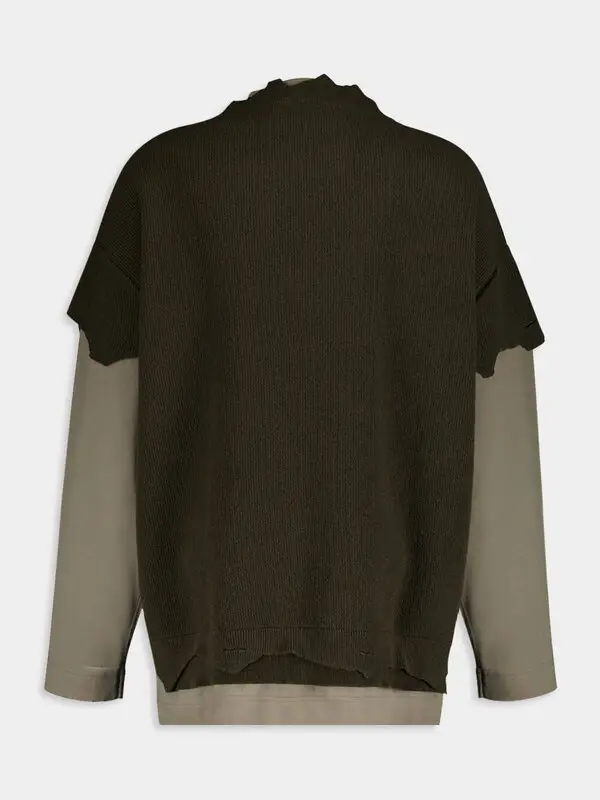 Givenchy Layered Wool Sweater - Beige