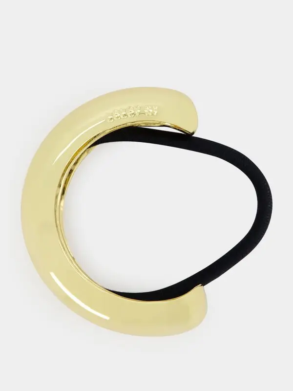 LELET NY Plated Glossy Double Arch Hair Tie