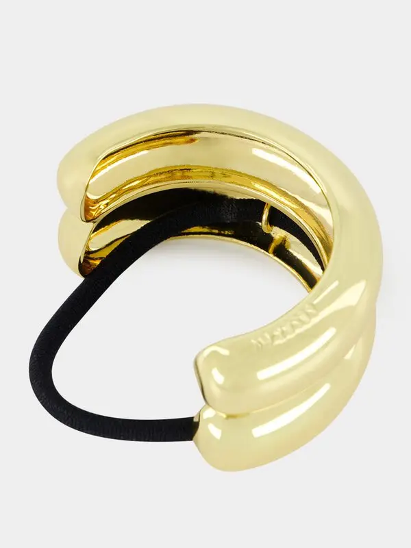 LELET NY Plated Glossy Double Arch Hair Tie