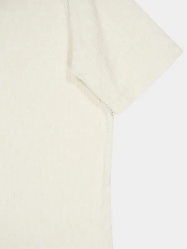 Off-White Terry Cotton Bowling Shirt - Cream