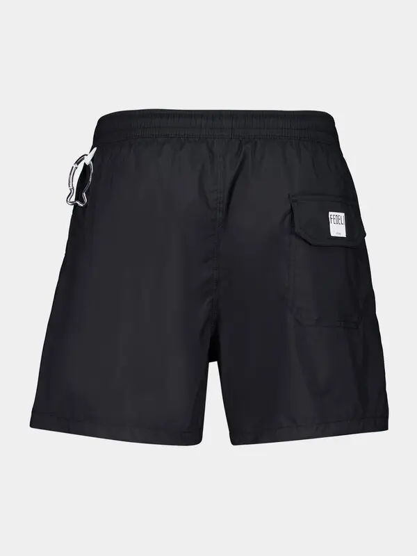 Fedeli Madeira Swim Trunk - Black