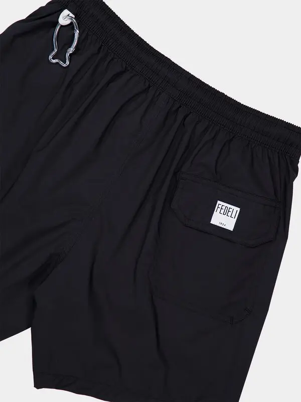 Fedeli Madeira Swim Trunk - Black