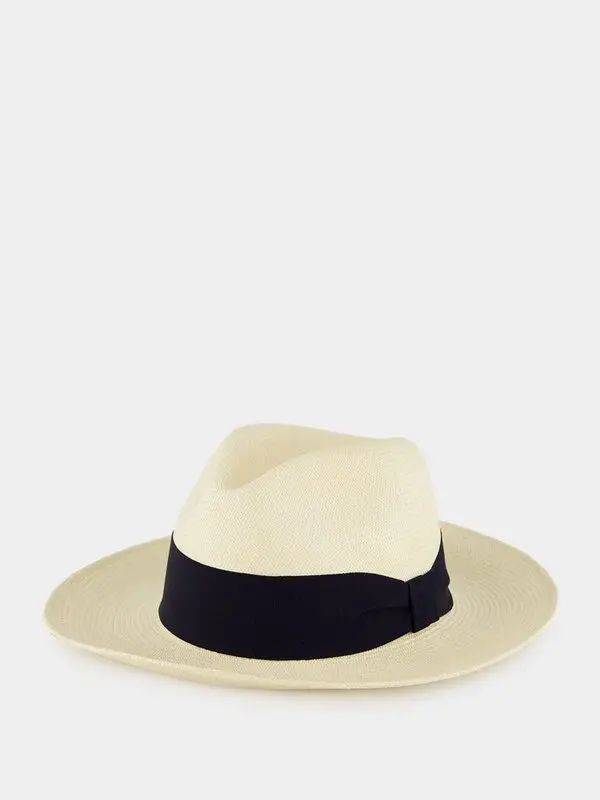 Frescobol Carioca Rafael Panama Hat - Blue