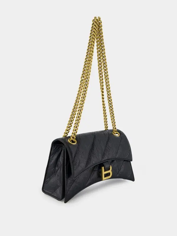 Balenciaga Crush Quilted Small Shoulder Bag