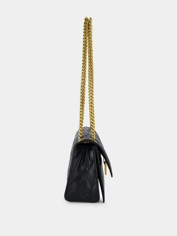 Balenciaga Crush Quilted Small Shoulder Bag