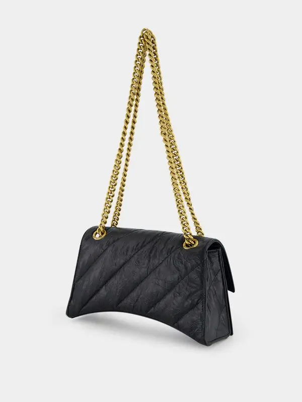 Balenciaga Crush Quilted Small Shoulder Bag
