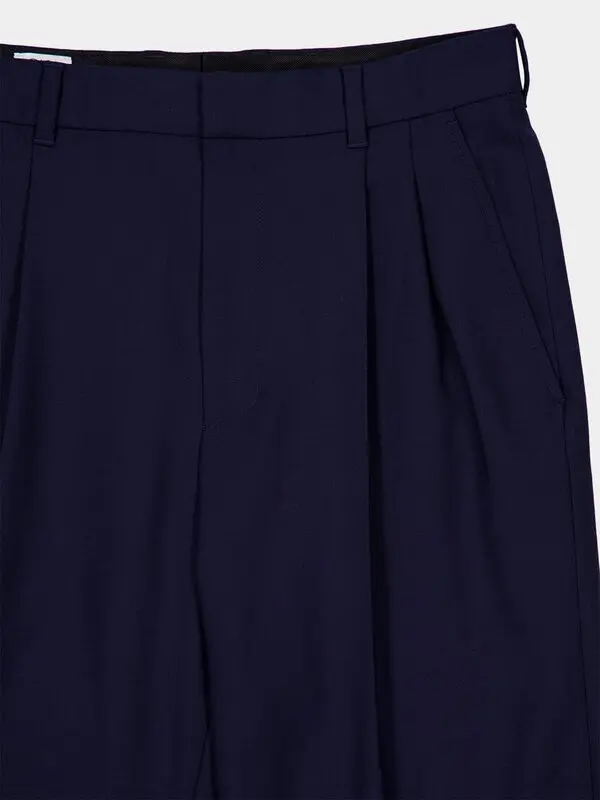 Casablanca Tailored Pleated Trousers - Blue