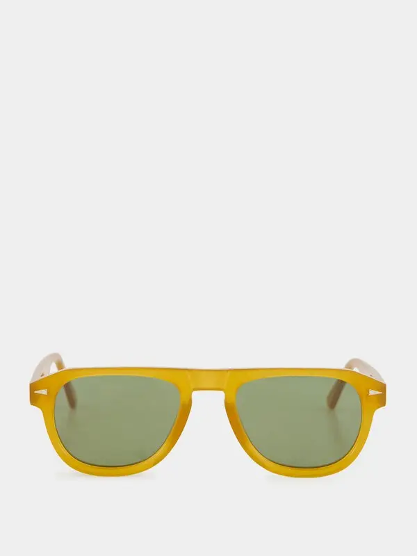 AHLEM Peach And Khaki Light Carrousel Sunglasses - Orange