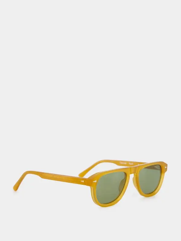 AHLEM Peach And Khaki Light Carrousel Sunglasses - Orange