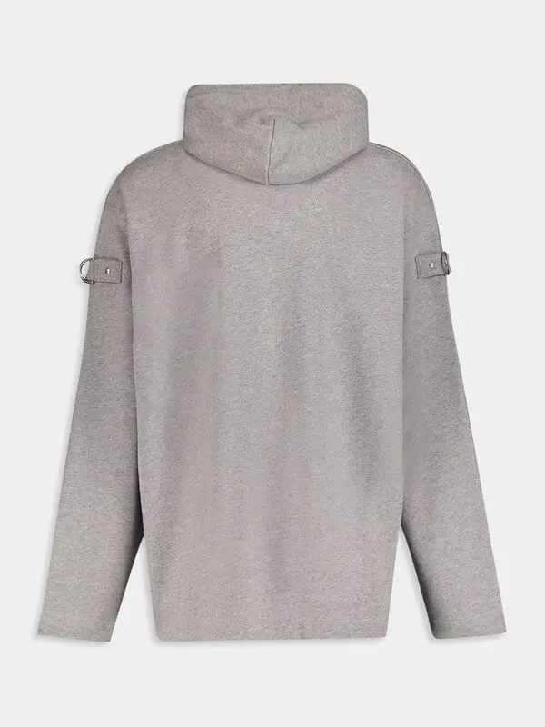 Givenchy Hooded Sweatshirt With Hardware Detailing