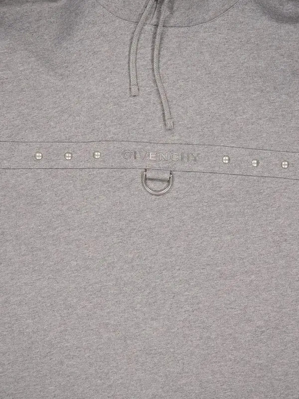 Givenchy Hooded Sweatshirt With Hardware Detailing