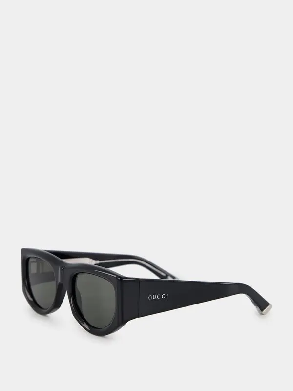 Gucci Rectangular-frame Sunglasses - Black