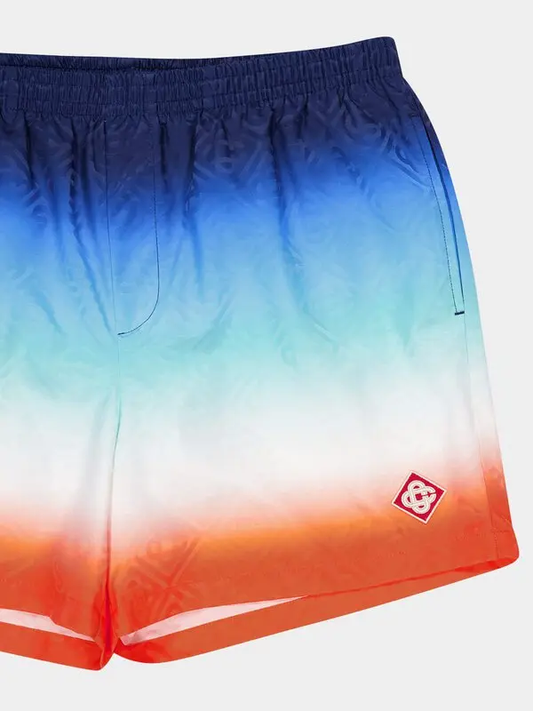 Casablanca Gradient Jacquard Swim Shorts - Multicolour