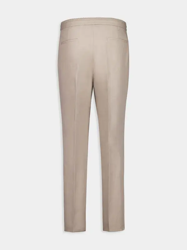 Brunello Cucinelli Tapered-leg Trousers - Beige
