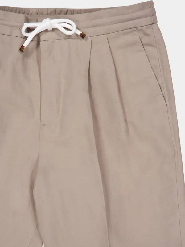 Brunello Cucinelli Tapered-leg Trousers - Beige