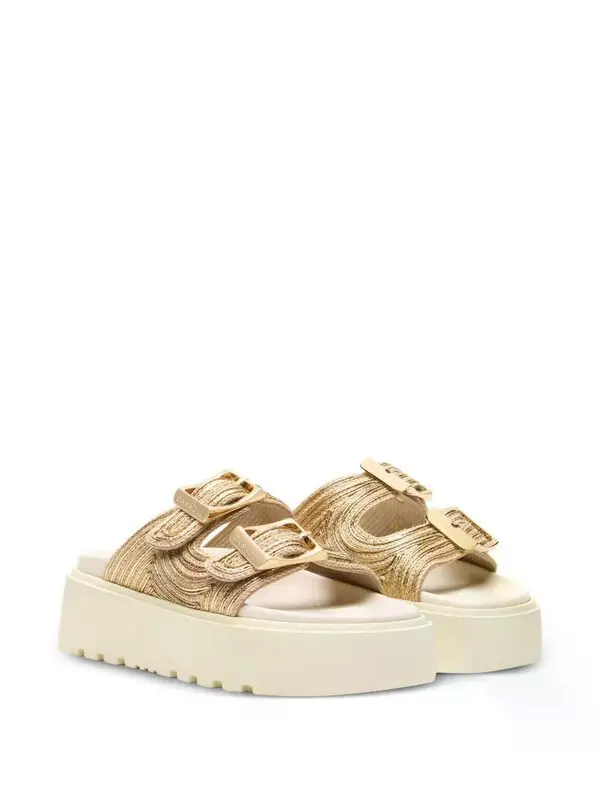 Casadei Thaiti Birki Buckle Slides