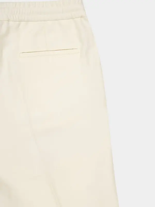 Brunello Cucinelli Linen-cotton Drawstring Pants - Cream