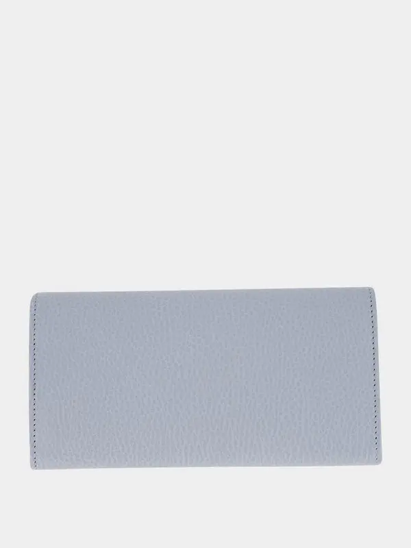Gucci Light Double G Continental Wallet - Blue