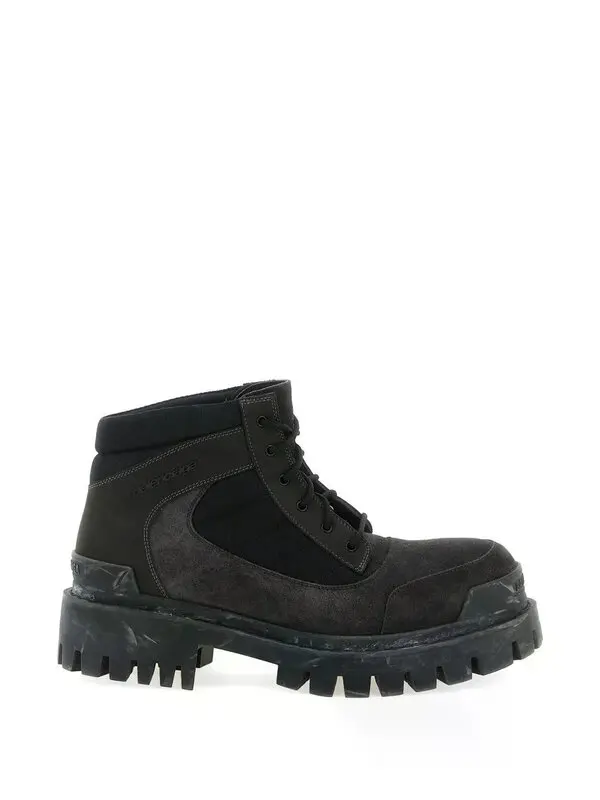 Balenciaga Combat Strike Low Boots - Grey