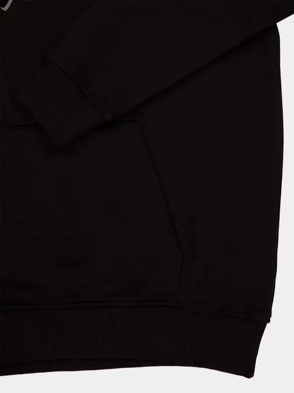 Balmain Flocked Logo Sweatshirt - Black