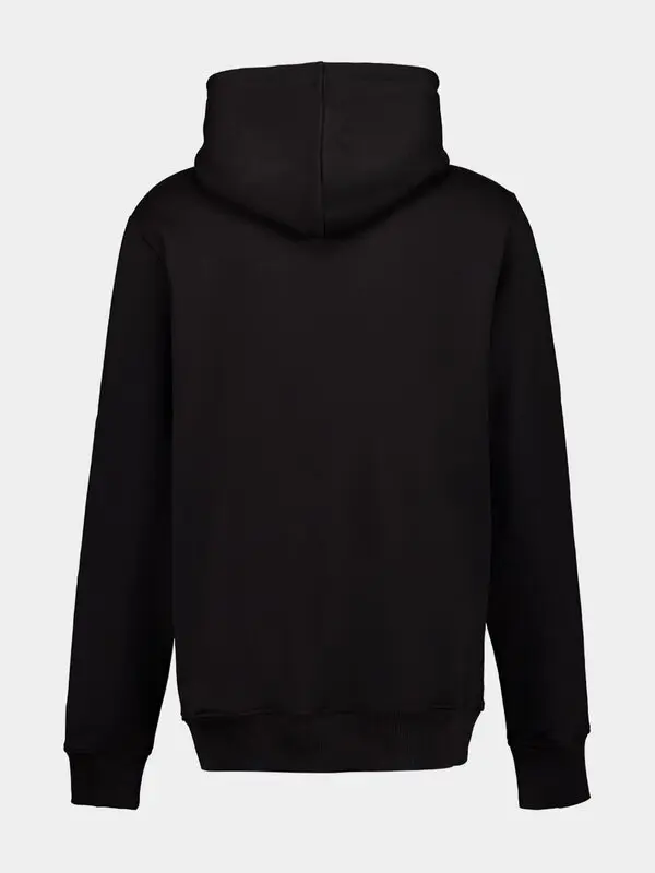Balmain Flocked Logo Sweatshirt - Black